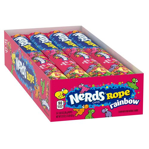 Nerds Ropes Rainbow 24 stuks - Nu Bestellen