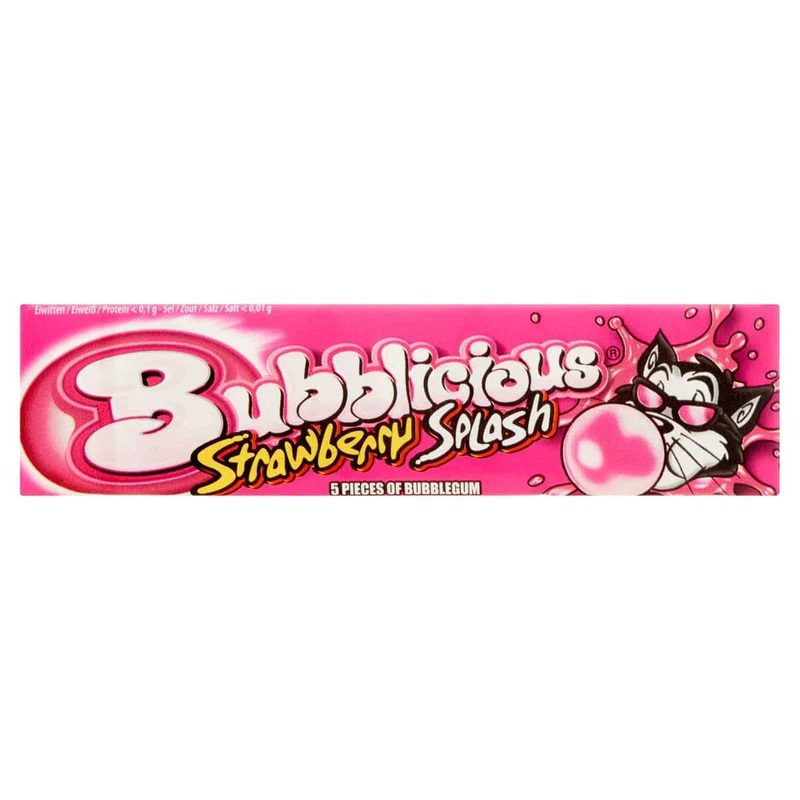 Bubblicious Strawberry Splash - Hier Te Bestellen