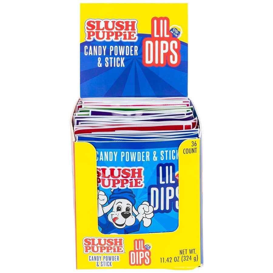 Slush Puppie Lil Dips Candy Powder Display - Hier Te Bestellen